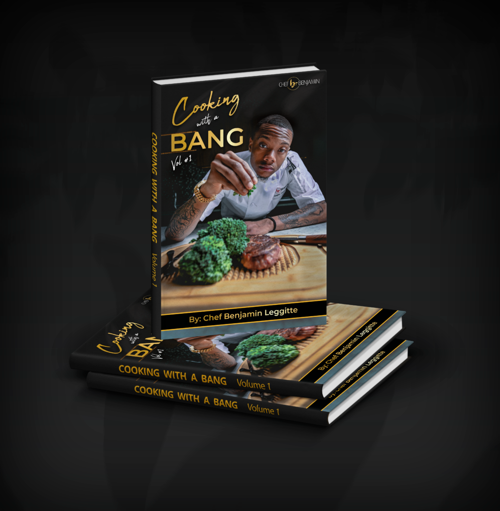 Cooking With a Bang ( Physical Signed Copy ) - Chef Benjamin Experience