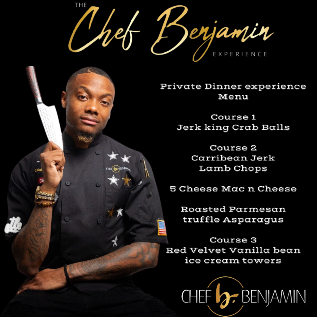 Signature Menus - Chef Benjamin Experience