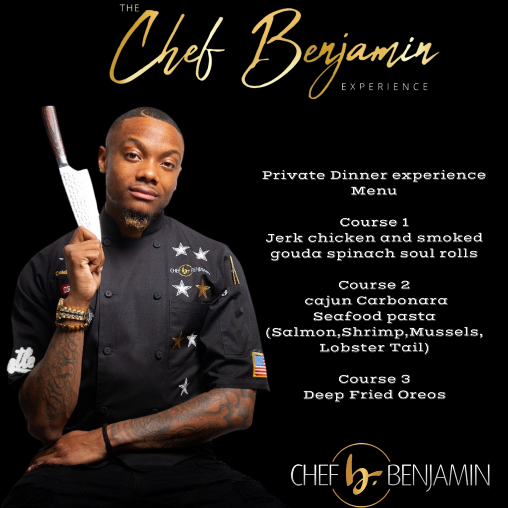 Signature Menus - Chef Benjamin Experience