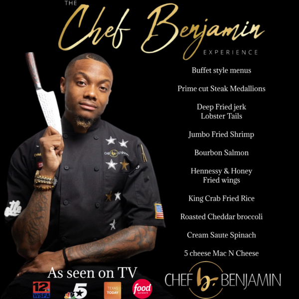 Buffet Menus - Chef Benjamin Experience